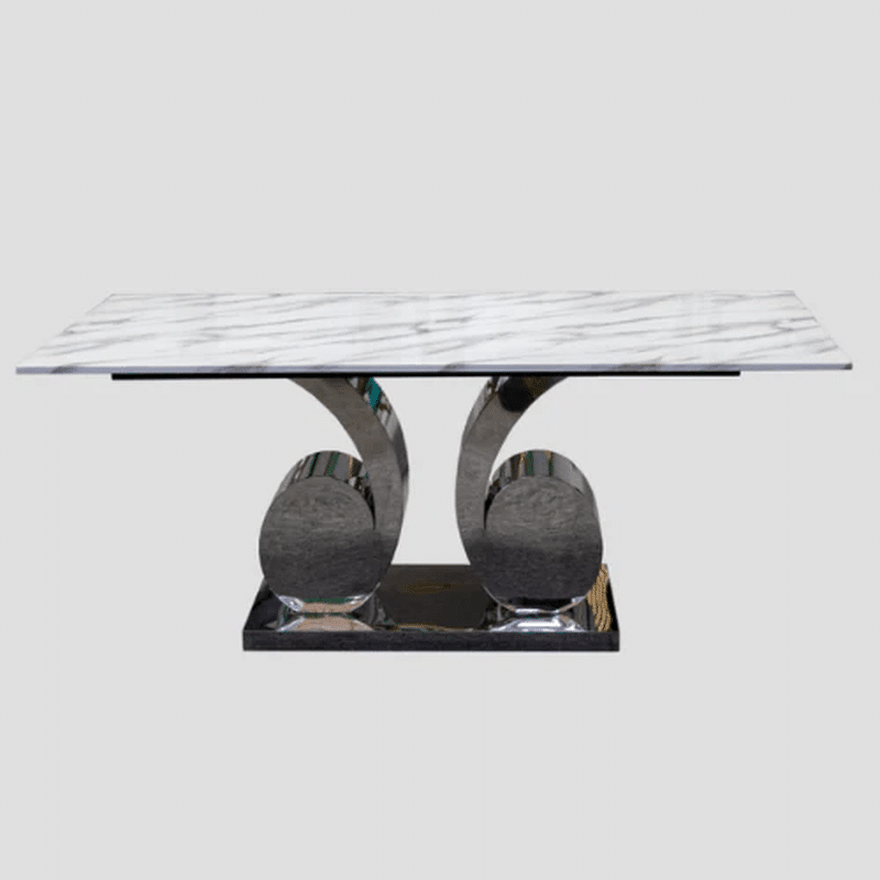 Modern Marble Top Dining Table – Perfect Dealz