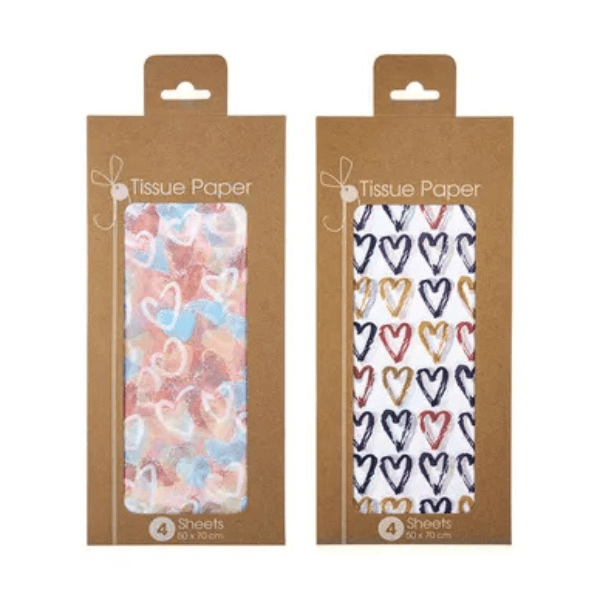 Elegant Love-Themed Tissue Paper Sheets | Perfect Dealz