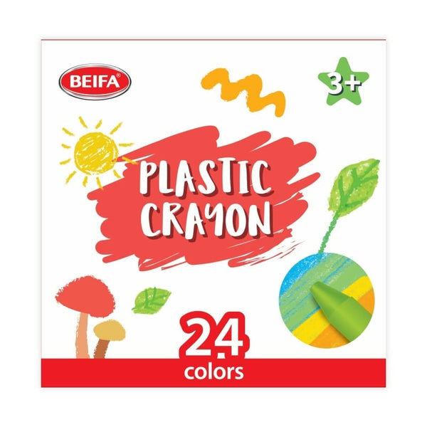 Cylindrical Crayons 24 Colors Non-Toxic – Perfect Dealz